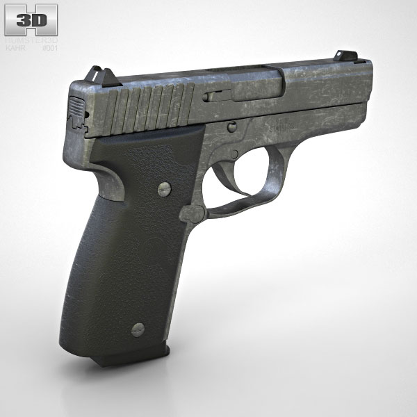 Kahr K9 3D model - Download Pistol on 3DModels.org