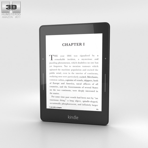 Amazon Kindle Voyage 3D model - Download Tablet on 3DModels.org