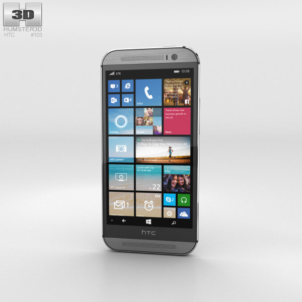HTC One M8 Windows Phone en Gunmetal Gray Modelo 3D - Descargar ...