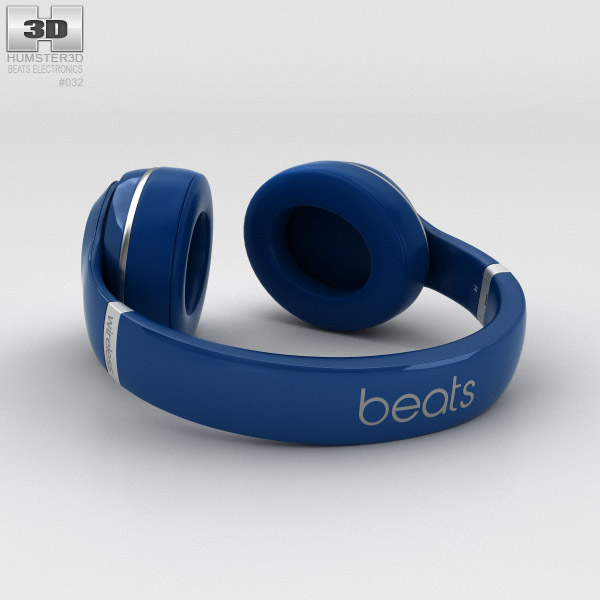 Beats by Dr. Dre Studio Wireless Over-Ear Blue 3D model - Download ...