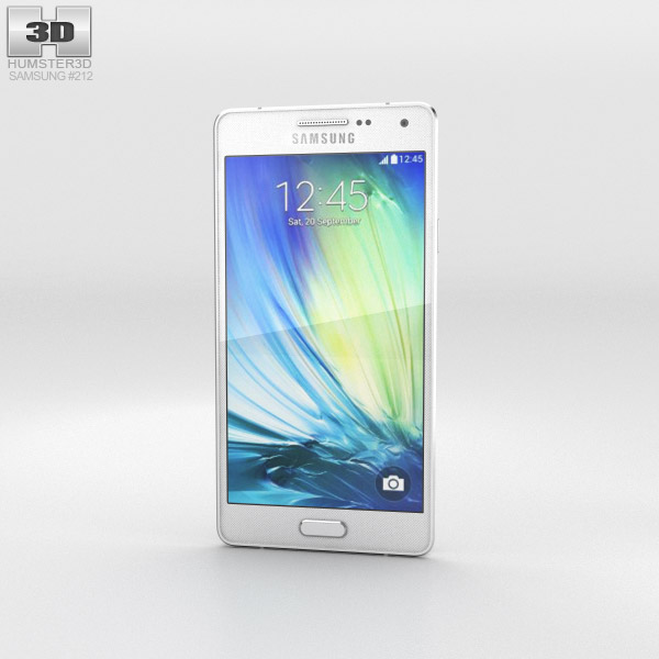 Samsung Galaxy Alpha A3 Pearl White 3D model - Download Phones on ...