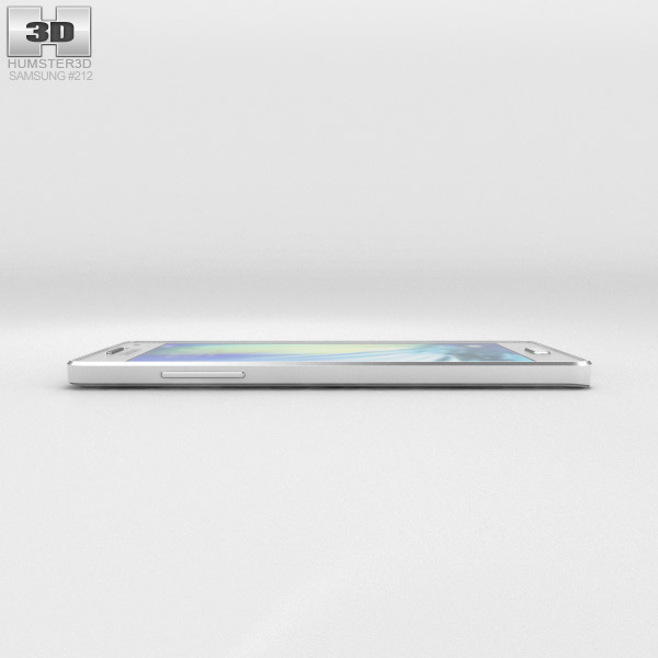 Samsung Galaxy Alpha A3 Pearl White 3D model - Download Phones on ...