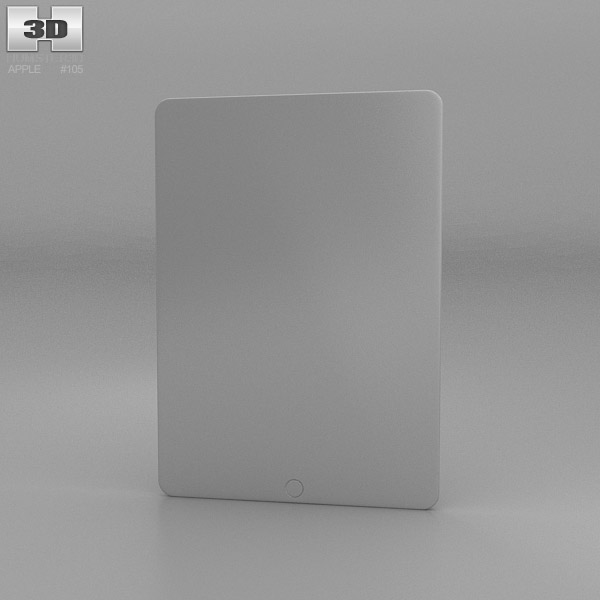 Apple iPad Air 2 Cellular Space Grey 3D model - Download Tablet on ...