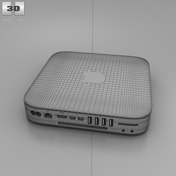 Apple Mac mini 2014 3D model - Download Desktop Computer on 3DModels.org