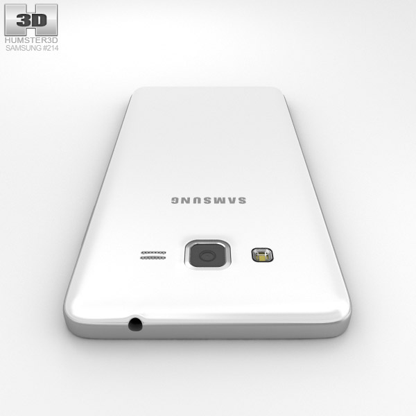Samsung Galaxy Grand Prime White 3D model - Download Phones on 3DModels.org