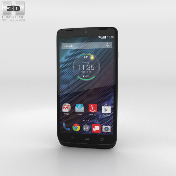 Motorola Moto Maxx Black Ballistic Nylon 3D model - Download Phones on ...