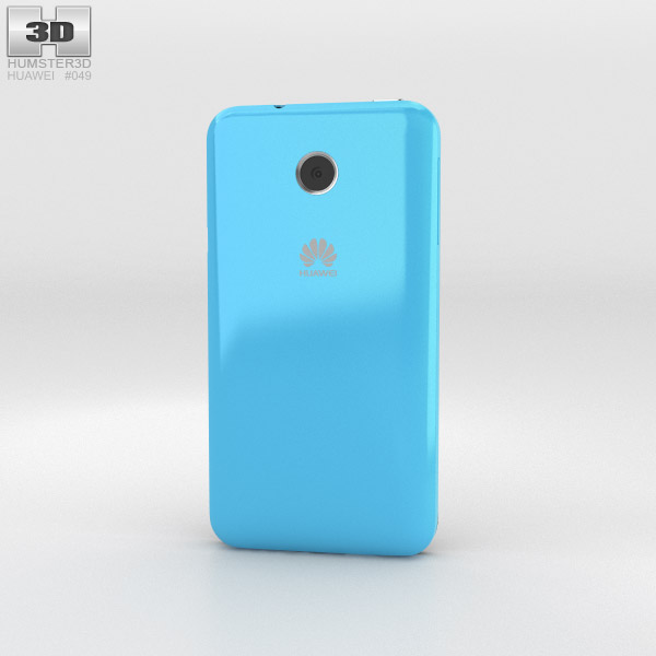 Huawei Ascend Y330 Blue 3D model - Download Phones on 3DModels.org