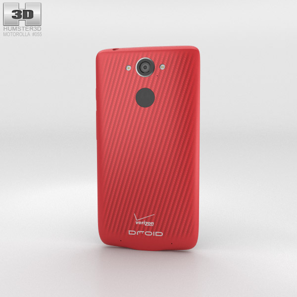 Motorola Droid Turbo Metallic Red 3D model - Download Phones on ...
