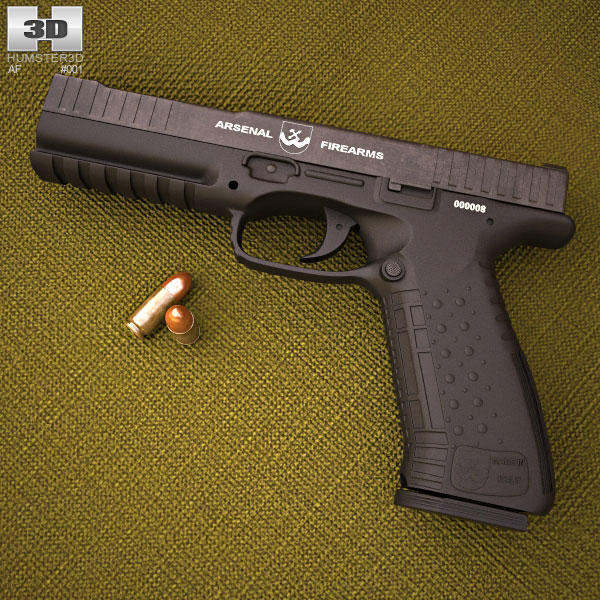 Arsenal Firearms AF1 “Strike One” 3D model - Download Pistol on ...