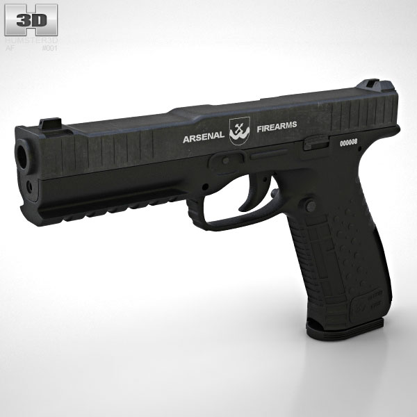 Arsenal Firearms AF1 “Strike One” 3D model - Download Pistol on ...