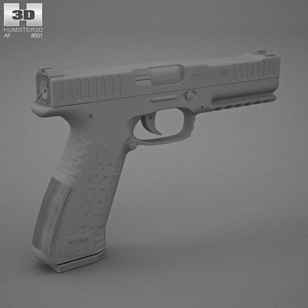 Arsenal Firearms AF1 “Strike One” 3D model - Download Pistol on ...