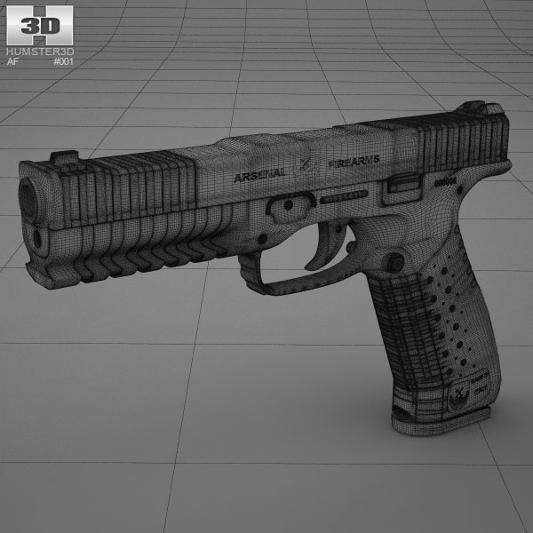 Arsenal Firearms AF1 “Strike One” 3D model - Download Pistol on ...