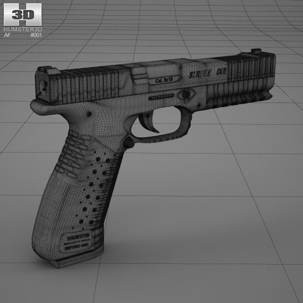 Arsenal Firearms AF1 “Strike One” 3D model - Download Pistol on ...