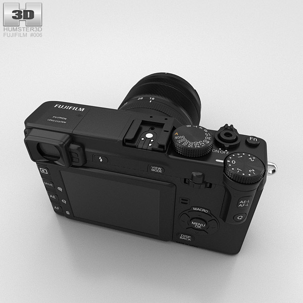 Fujifilm X-E1 Black 3D model - Download Photo camera on 3DModels.org