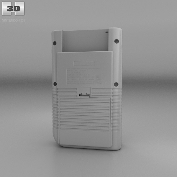 Nintendo Game Boy 3D model - Download Game Console on 3DModels.org