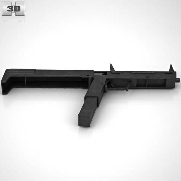 PP-90M 3D model - Download Submachine Gun on 3DModels.org