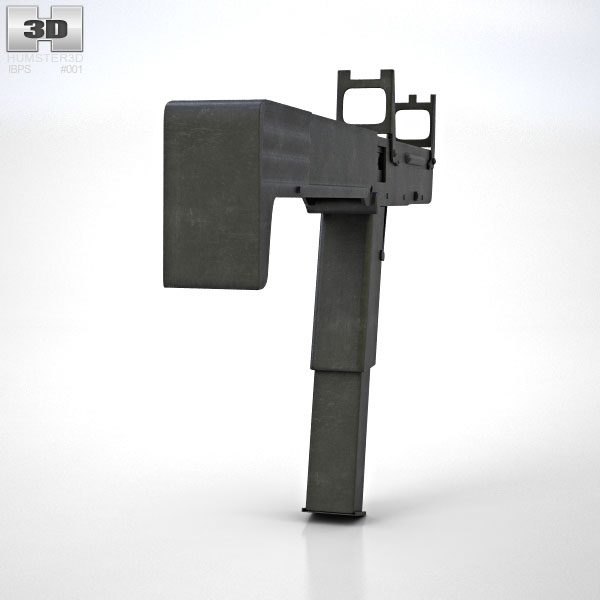 PP-90M 3D model - Download Submachine Gun on 3DModels.org