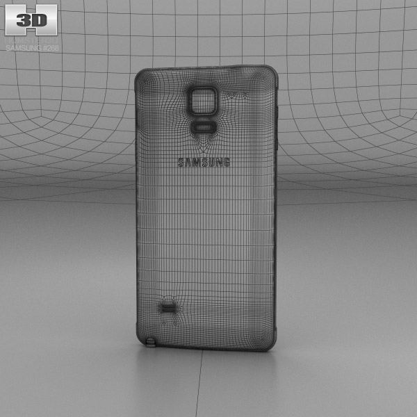 삼성 갤럭시 노트4 벨벳 레드 3D 모델 - 다운로드 전화 on 3DModels.org