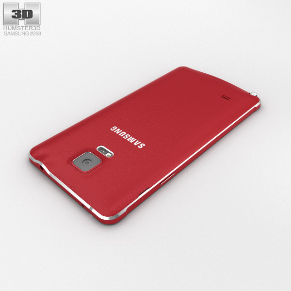 Samsung Galaxy Note 4 Velvet Red 3D модель - Скачати Телефони на ...
