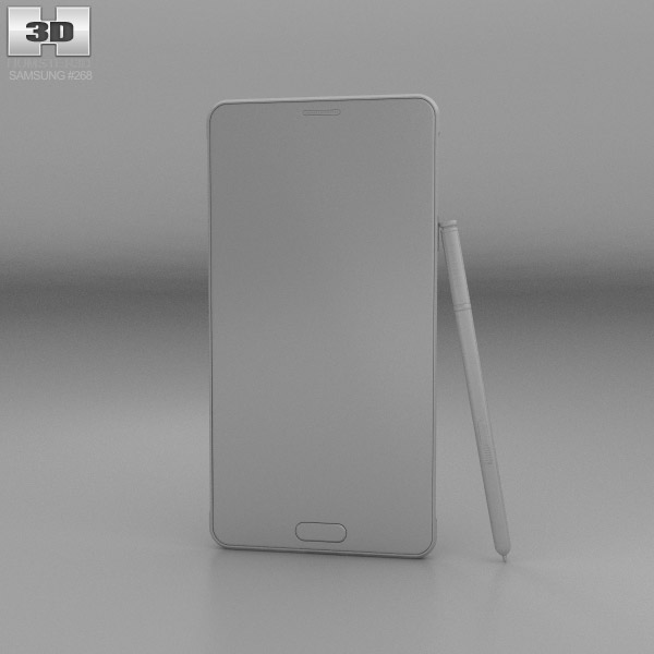 삼성 갤럭시 노트4 벨벳 레드 3D 모델 - 다운로드 전화 on 3DModels.org