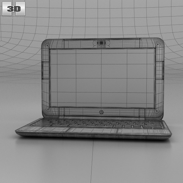 HP Chromebook 11 G3 Snow White 3D model - Download Laptop on 3DModels.org