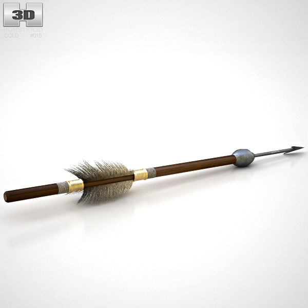 Plumbata Modelo 3D - Descargar Bladed Weapon on 3DModels.org