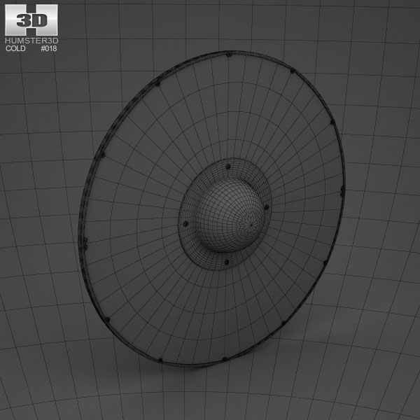 Parma escudo Modelo 3D - Descargar Bladed Weapon on 3DModels.org