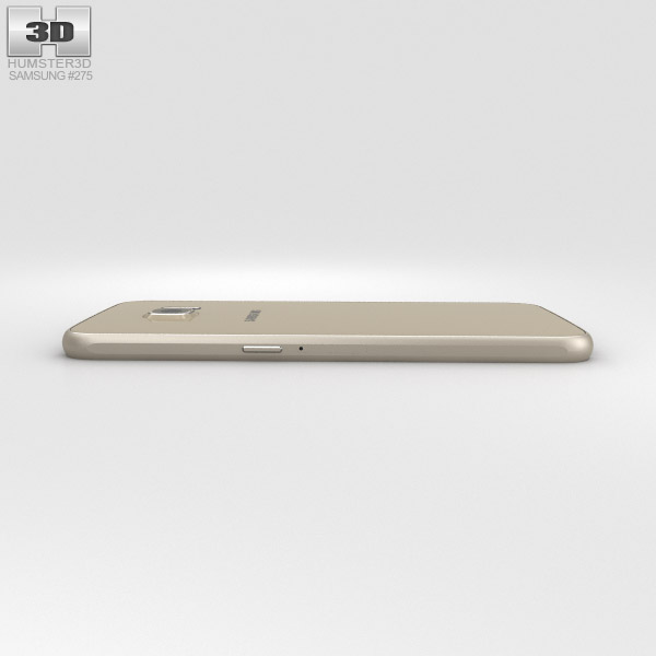 Samsung Galaxy S6 Gold Platinum 3D model - Download Phones on 3DModels.org