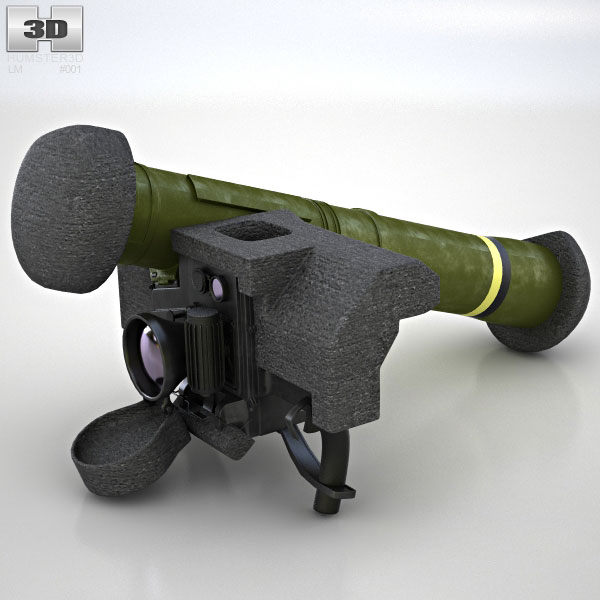 FGM-148 Javelin 3D model - Download Rocket Launcher on 3DModels.org