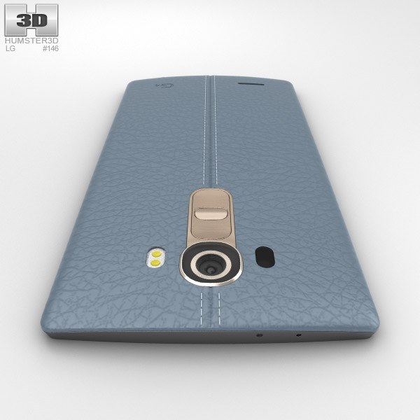 LG G4 Leather Blue Modelo 3D - Descargar Teléfonos on 3DModels.org
