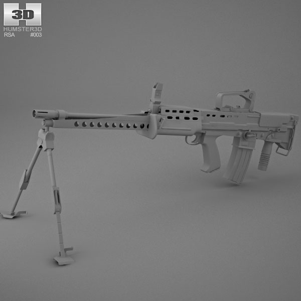 SA80 A2 LSW 3D model - Download Machine Gun on 3DModels.org