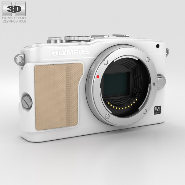 Olympus PEN E-PL5 White 3D model - Download Photo camera on 3DModels.org