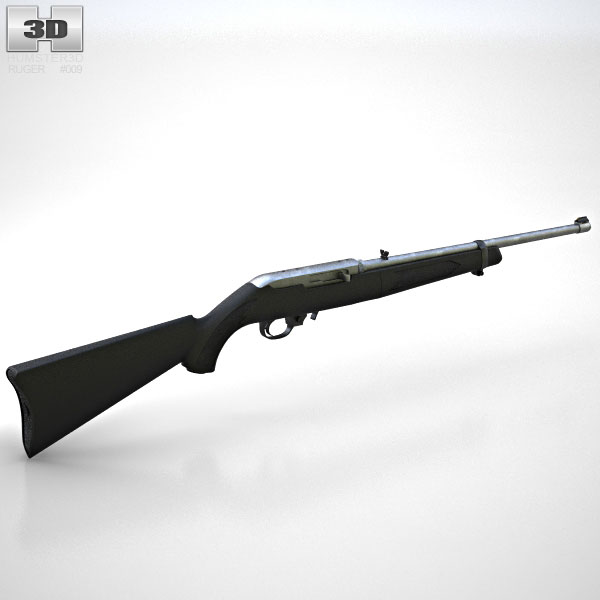Ruger 10/22 Takedown 3D model - Download Rifle on 3DModels.org