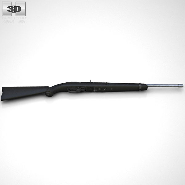 Ruger 10/22 Takedown 3D model - Download Rifle on 3DModels.org