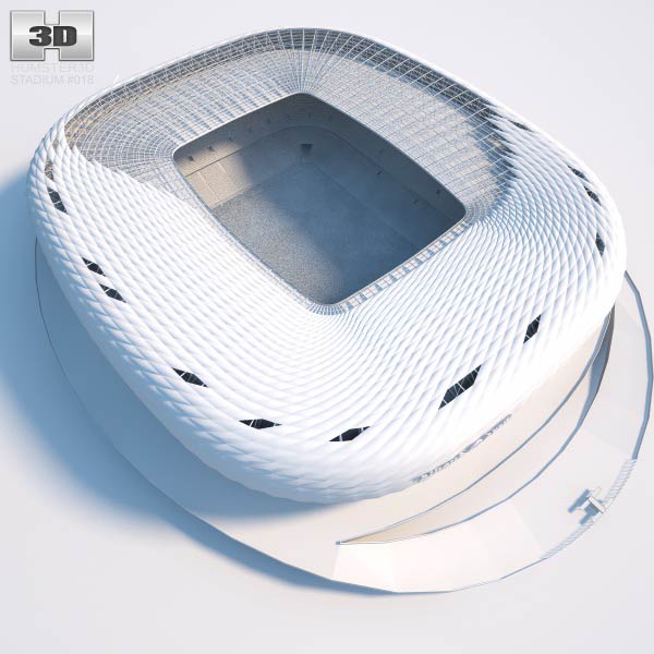 Interior del Allianz Arena Modelo 3D - Descargar Estadio Deportivo ...