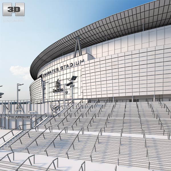 Emirates Stadium 3D model - Download Stadium on 3DModels.org