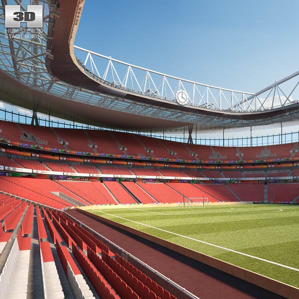 Emirates Stadium 3D model - Download Stadium on 3DModels.org