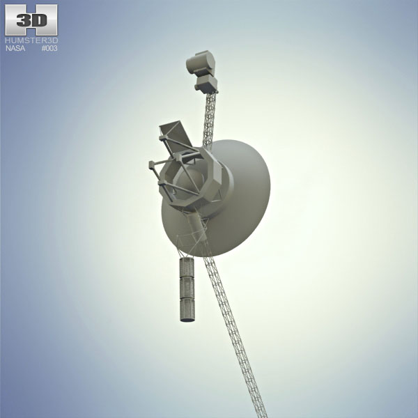 Voyager 1 3D model - Download Space Probe on 3DModels.org