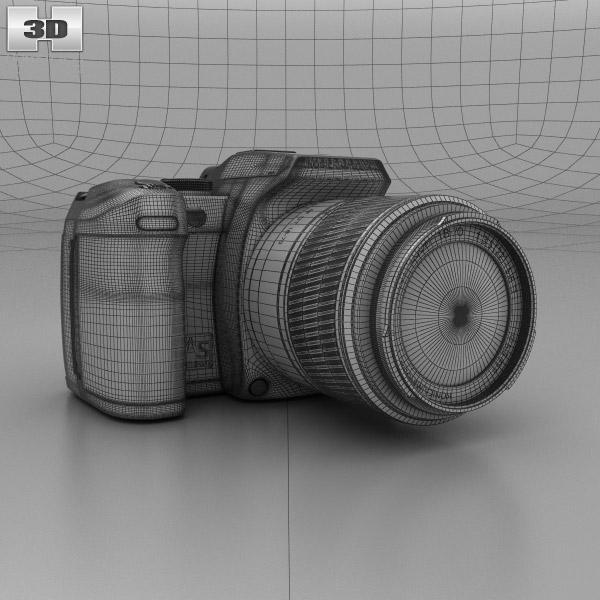 Konica Minolta Maxxum (Dynax) 5D 3D model - Download Photo camera on ...