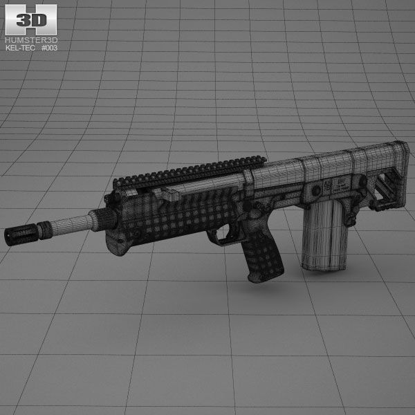 Kel-Tec RFB 3D model - Download Assault rifle on 3DModels.org