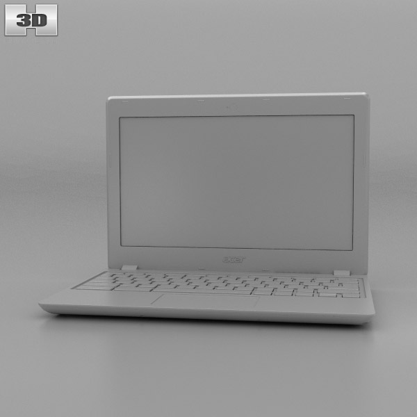 Acer C720 Chromebook 3D model - Download Laptop on 3DModels.org