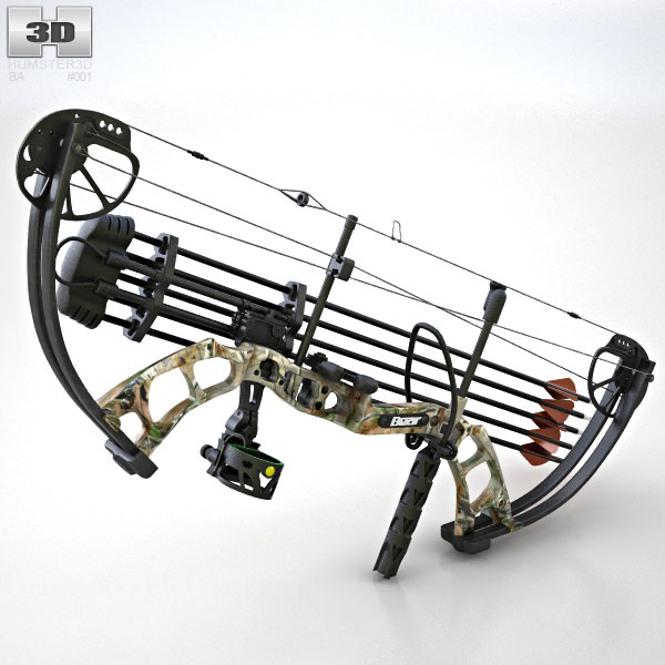 Bear Archery Cruzer Bow 3D model - Download Bladed Weapon on 3DModels.org