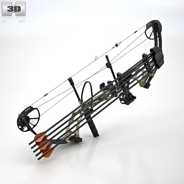 Bear Archery Cruzer Bow 3D model - Download Bladed Weapon on 3DModels.org