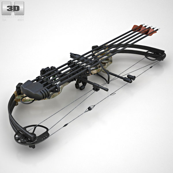 Bear Archery Cruzer Bow 3D model - Download Bladed Weapon on 3DModels.org