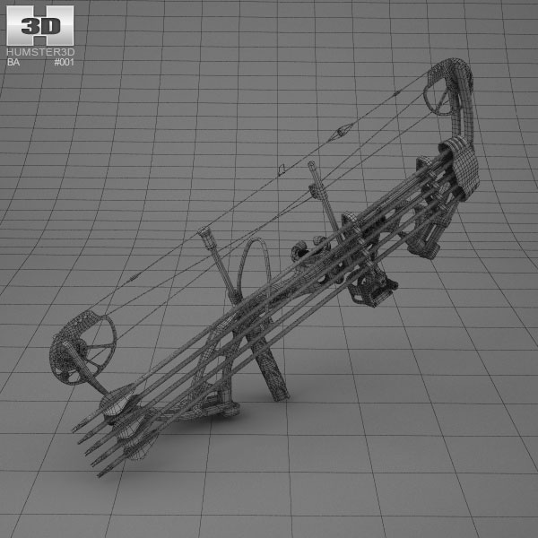Bear Archery Cruzer Bow 3D model - Download Bladed Weapon on 3DModels.org