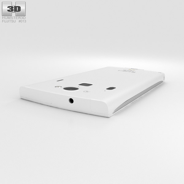 Fujitsu Arrows A 202F White 3D model - Download Phones on 3DModels.org
