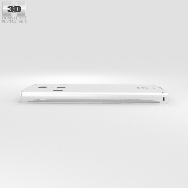 Fujitsu Arrows A 202F White 3D model - Download Phones on 3DModels.org