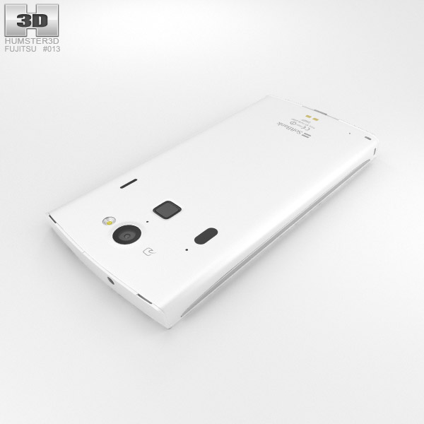Fujitsu Arrows A 202F White 3D model - Download Phones on 3DModels.org