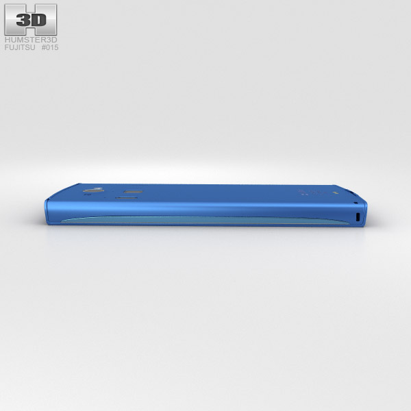 Fujitsu Arrows A 202F Blue 3D model - Download Phones on 3DModels.org