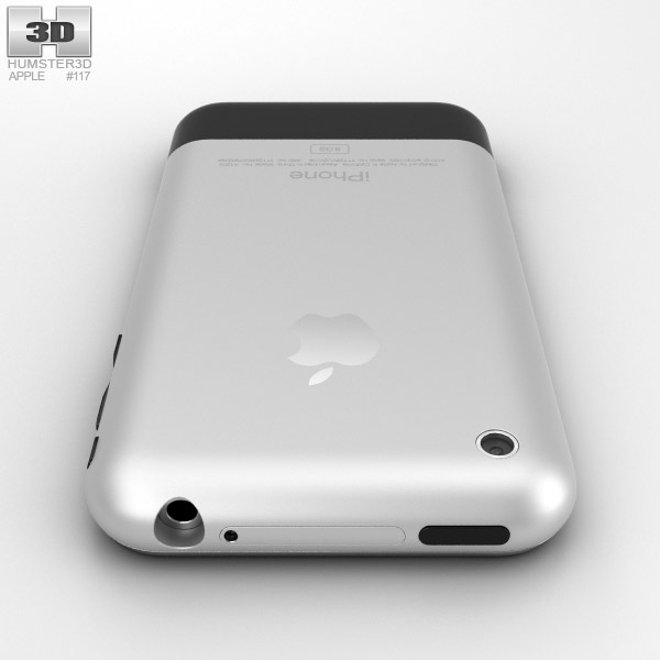 Apple iPhone (1st gen) Black 3D model - Download Phones on 3DModels.org